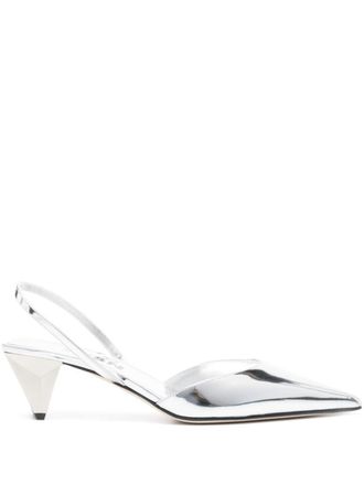 3Juin Mariel Vegas Pumps 50mm - Silber
