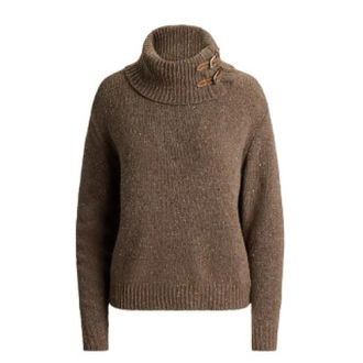 Polo Ralph Lauren Lakiat lon sleeve pullover - - Knitwear - Herren - Braun - M