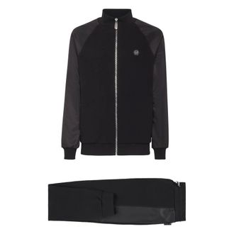 Philipp Plein Homme, Combinaisons et Ensembles, Noir, Taille: S Surv&ecirc;tement de jogging : Haut et Pantalon