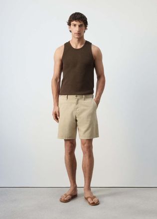 Mango Slim Fit Baumwolltr&auml;gerhemd braun - Herren - XL - MANGO MAN