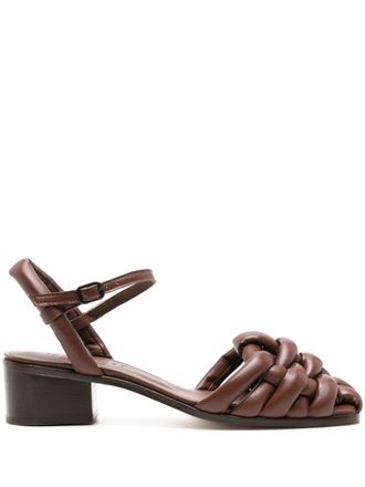 Hereu sandales Cabresa 45 mm en cuir - Marron