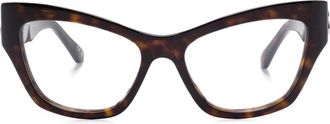 Balenciaga Klassische Cat-Eye-Brille - Braun