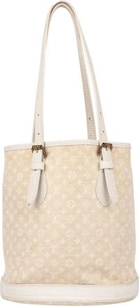 Louis Vuitton Crossbody Bags - Louis Vuitton Mini Lin Monogram PM Bucket Shoulder - Gr. unisize - in Bunt - für Damen