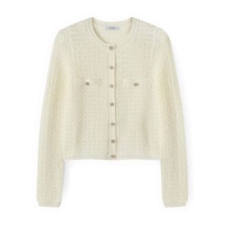 Motivi Damen, Strickwaren, Wei&szlig;, MGr&ouml;&szlig;e