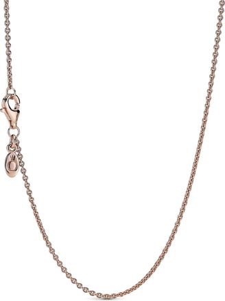 Pandora Classic Cable Chain Kette in 14 Karat ros&eacute;vergoldeter Metalllegierung Moments Collection