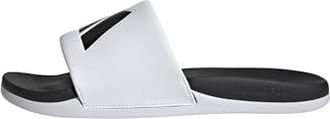 adidas Adidas Pantoufles Unisexes Adilette Comfort 2.0, FTWR White/Core Black/Core Black, 43 EU