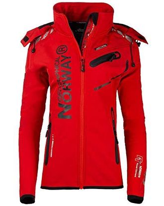 Geographical Norway Vestes polaires pour femmes red XL