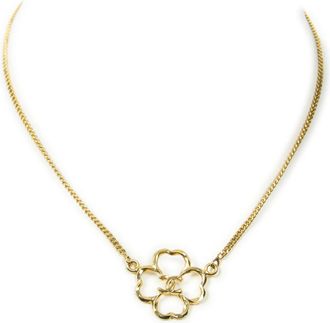 Chanel Crossbody Bags - CC Four Leaf Clover Necklace - Gr. unisize - in Gold - f&uuml;r Damen