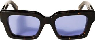 Off-white unisex, Accessoires, Brun, Taille: 50 MM Ow1022 Virgil Lunettes de soleil