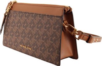 Michael Kors Women Lg Conv Xbody Hand Bag, BRN/Luggage