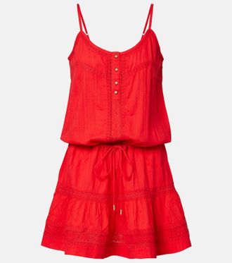 Melissa Odabash Minikleid Kelly aus Baumwolle mit H&auml;kelstrick