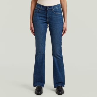 G-Star 3301 Flare Jeans - Dunkelblau - Damen