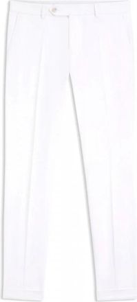 HUGO BOSS Homme, Pantalons, Blanc, Taille: XL Pantalon Slim-Fit Lavable