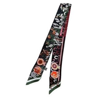 Generico &Eacute;charpe imprim&eacute;e florale pour femme, cravate de style cor&eacute;en et accessoire de sac, Color1, 90x5cm