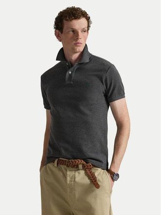 Polo Ralph Lauren Poloshirt 710795080008 Grau Slim Fit