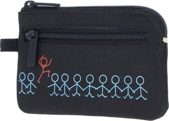 Oxmox Schl&uuml;sselm&auml;ppchen New Cryptan Keyholder Jumping Jack Print Cyan Black schwarz
