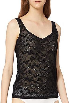sloggi GO Allround Lace Shirt 01 Femme, Black, Taille Unique