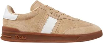 Ralph Lauren Femme, Chaussures, Beige, Taille: 41 EU Heritage Aera Suede Baskets