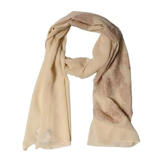 Dolce & Gabbana Foulard en dentelle florale - Femme - Accessoires - Beige - Taille: ONE Size