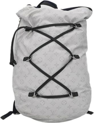 Louis Vuitton unisex, Pre-owned, Blanc, Taille: ONE Size Sac &agrave; dos en toile Pre-owned