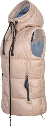 Sublevel Damen kurze Steppweste D50048X80113A3 String Beige XL