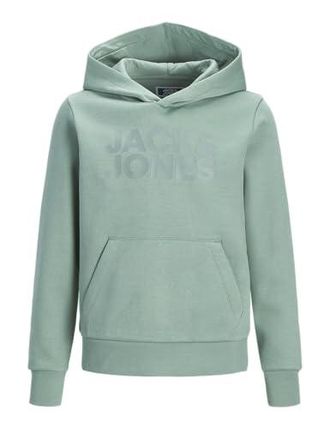 Jack & Jones Jjecorp Noos JNR Sweat &agrave; Capuche avec Logo, Bleu min&eacute;ral., 152