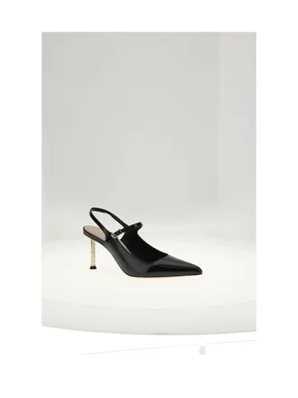Dior Calf Leather 8cm Heel Slingback Pump - Black