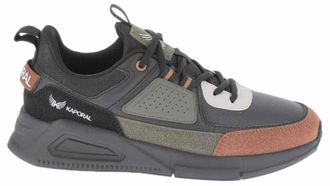 Kaporal Kaporal Herren Dolpy Freizeitschuhe, Sneaker, Schwarz, Khaki, Marro, 40 EU