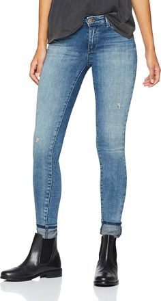 Only Damen onlCARMEN REG SK DNM REA1623 Jeans, Blau (Medium Blue Denim), W26/L32 (Herstellergr&ouml;&szlig;e: 26)