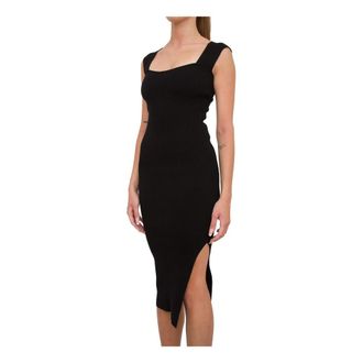 Marella Vestito Midi Kleid - - Dresses - Damen - Schwarzk - M