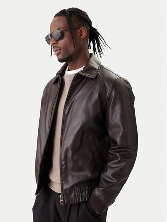 Guess Jacke aus Kunstleder M6RL0A WJ260 Braun Regular Fit