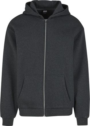 Urban Classics Herren Kapuzenpullover Fluffy Zip Hoody, Flauschiger Kapuzenpullover mit Rei&szlig;verschluss, Zip Hoodie f&uuml;r M&auml;nner, Oversize Fit