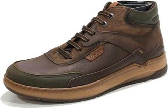 Fluchos Bottines d&eacute;contract&eacute;es en cuir avec semelle en caoutchouc - F2280 pour homme, marron, 44 EU