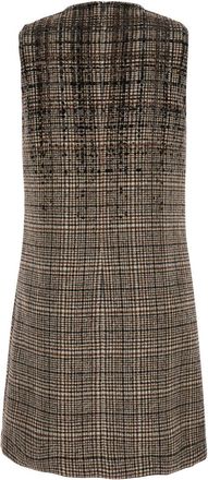 Brunello Cucinelli Alpaca-Wool Blend Knit Dress - Brown