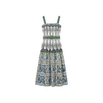 Farm Rio Farm Rio, Femme, Robes, Multicolore, Taille: 38 FR Manoela Maxi Dress