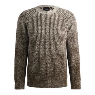 HUGO BOSS Homme, Pulls, Gris, Taille: XL Pull Multicolore Coupe Régulière Degrade