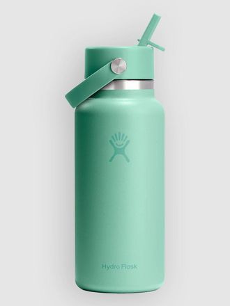 Hydro Flask 32 Oz Wide Flex Straw Cap Flasche mermaid green