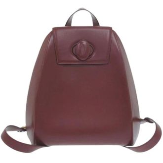 Cartier Sac &agrave; dos Pre-owned Vintage - Femme - Pre-owned - Rouge - Taille: ONE Size