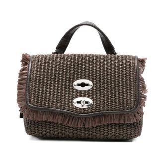 Zanellato Femme, Sacs, Brun, Taille: ONE Size Postina Vimini Baby Handbag