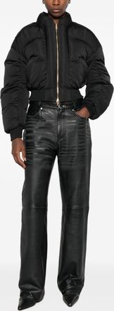 Elisabetta Franchi Quilted Puffer Down Jacket - Black