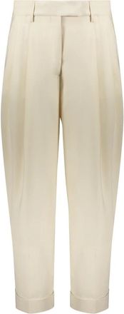 Moorer Femme, Pantalons, Beige, Taille: 36 FR Pantalon &Eacute;l&eacute;gant