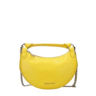 Orciani Dumpling Soft Mini Bag - - Bags - Damen - Gelb - ONE SIZE
