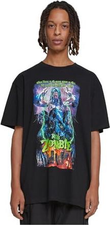 Mister Tee Upscale X Rob Zombie Heavy Overize Tee T-Shirt, Black, L Homme