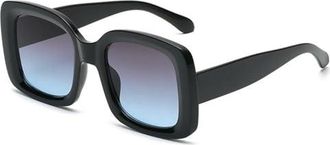 Generic Lunettes De Soleil Carr&eacute;es Dext&eacute;rieur For Hommes Sport For Femmes(Black)