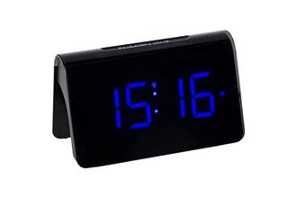 TFA Dostmann 60.2543 ICON R&eacute;veil num&eacute;rique radio-pilot&eacute; avec chiffres lumineux LED