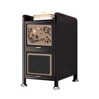 Generic Schmaler Aufbewahrungswagen Mit Klappdeckel,Schmaler Spaltwagen Aus Kohlenstoffstahl,Badezimmer-Organizer-Schrank,Versteckte Schrankt&uuml;r,for Schmale W&auml;