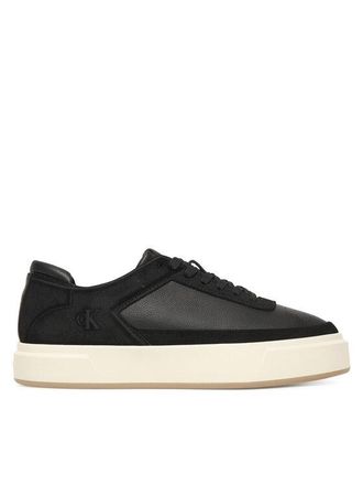 Calvin Klein Sneakers Basket Cupsole Laceup Lth-Nu YM0YM01354 Schwarz