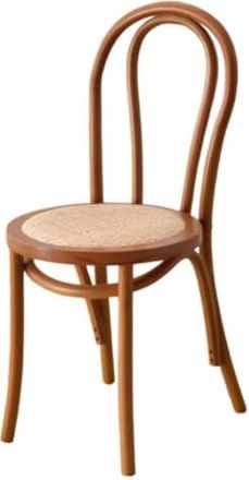 Generic Chaise de salle à manger vintage en bois massif avec dossier, design sans accoudoirs pour cuisine, salon, bureau