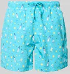 Mc Neal Badehose im Allover-Look mit elastischem Bund