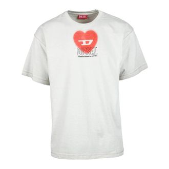 Diesel Tshirt - - Tops - Herren - Grau - M